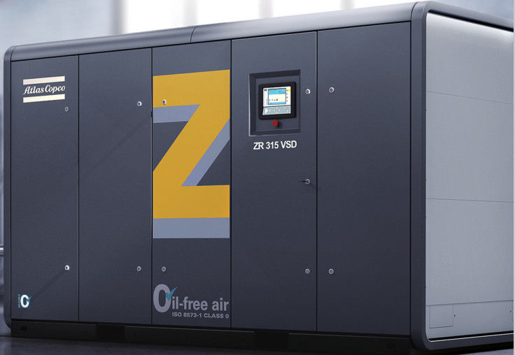 ZT55~750, ZT75~900VSD Oil Free Atlas Screw Air Compressor Aluminum ...
