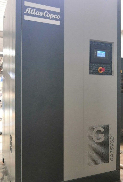 Rotary Screw Compressor GA75VSD++ With Built In Dryer And Forced Air ...
