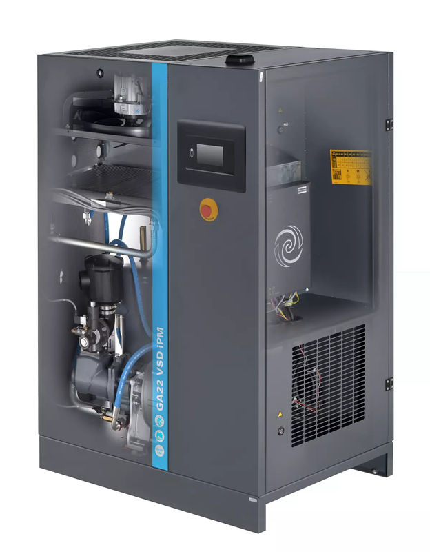 GA 22 VSD IPM Robust Oil Filter / Separator Screw Air Compressor Easy ...