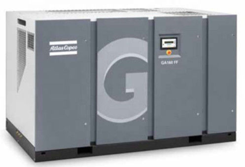 Oil Injected Rotary Atlas Screw Air Compressor Ga200+ 5.5-10.9 Bar ...