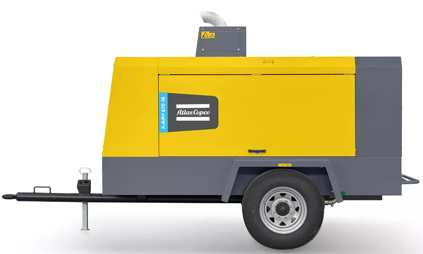 Atlas Portable Compressor X-AIR+670-18 Perfect Combination Of ...