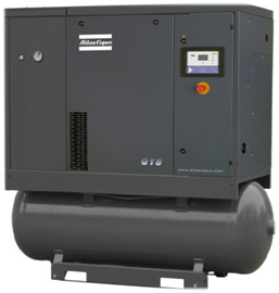 GA18 VSD Atlas Screw Air Compressor , Oil Injected Atlas 18KW